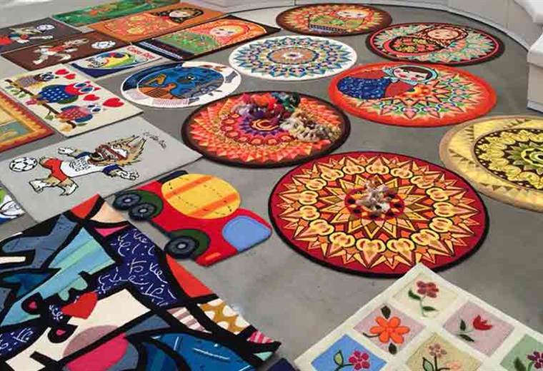 Le mostramos las alfombras personalizadas y hechas a mano que realiza ...