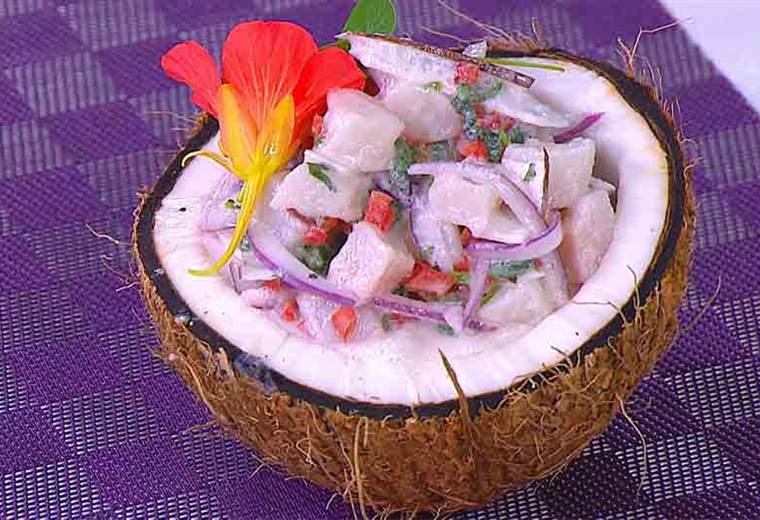 Receta: Ceviche de Corvina y Coco | Teletica