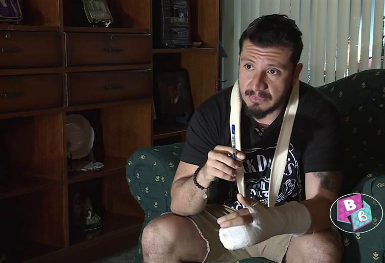 Luis Carlos Monge se quebró la mano justo después de dejar Buen Día ...