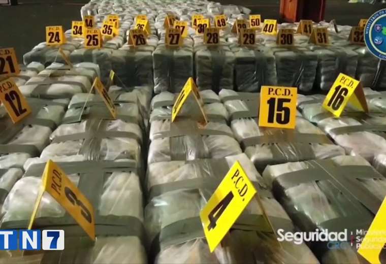Policía decomisó en promedio 4 toneladas 700 kilos de droga en 2020 | Teletica