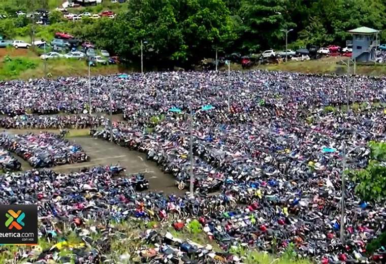 45 mil motocicletas se oxidan en los patios del Cosevi y del MOPT ...